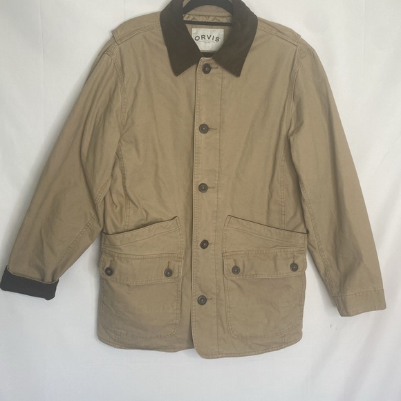 Orvis | Jackets & Coats | Orvis Barn Chore Jacket Coat Tan Mens M ...